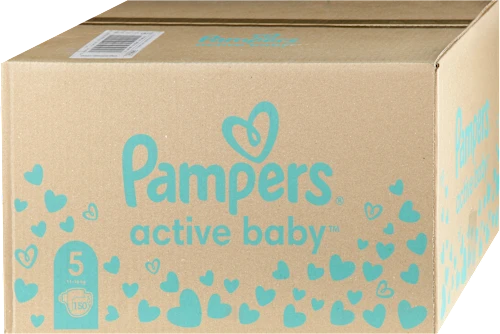 Pampers active baby
Pelene, veličina 5 (11-16 kg), 150 kom