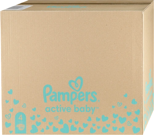Pampers active baby
Pelene, veličina 4 (9 - 14 kg), 180 kom