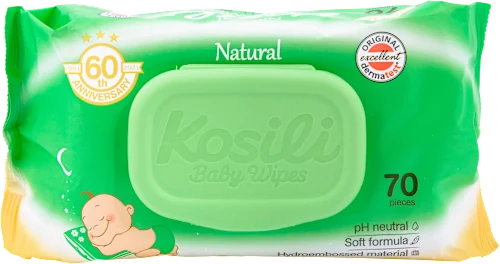 Kosili
Natural - vlažne maramice, 70 kom