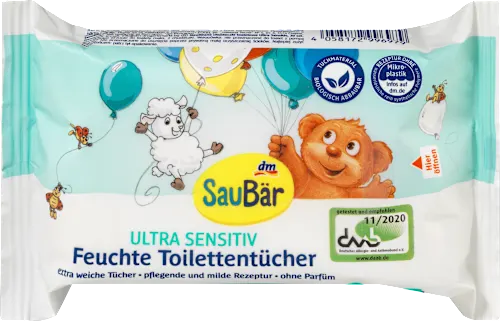 SauBär
ULTRA SENSITIVE Vlažni toalet papir, više vrsta, 20 kom