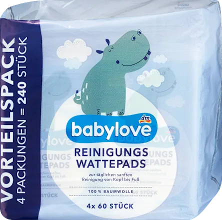 babylove
Tuferi za čišćenje, 4x60kom., 240 kom