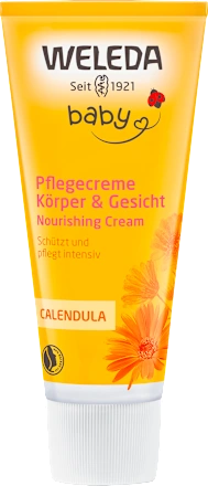 WELEDA baby
Hidratantna negujuća krema za telo beba i dece od nevena, od rođenja, 75 ml