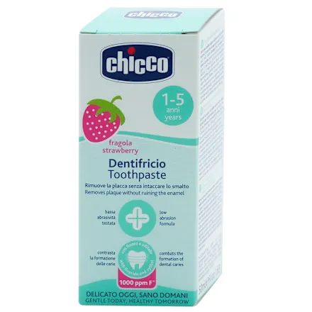 Chicco
Dečija pasta za zube - ukus jagode, od 1. do 5. godine, 50 ml