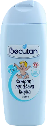 Becutan
2u1 šampon i penušava kupka za decu, 350 ml