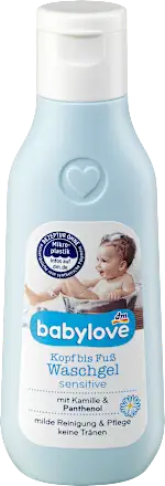 babylove
sensitive gel za kupanje od glave do pete, 50 ml