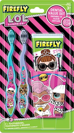 FIREFLY
L.O.L. SURPRISE! Dental set za decu: pasta za zube + četkica za zube + čaša, 1 kom
