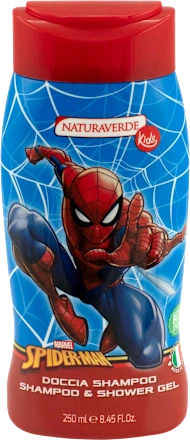 NATURAVERDE KIDS
MARVEL SPIDER-MAN šampon i gel za tuširanje, od 3. godine, 250 ml