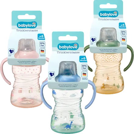 babylove
Šolja sa ručkama, za bebe od 6. meseca, zapremina: 260ml, više vrsta, 1 kom