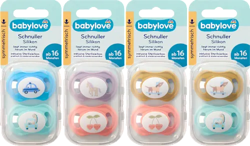 babylove
Silikonska simetrična varalica, 16+ meseci, više vrsta, 2 kom