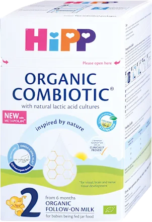 HiPP
ORGANIC COMBIOTIC® 2 prelazno mleko za odojčad, od 6. meseca, 800 g
Prelazno mleko