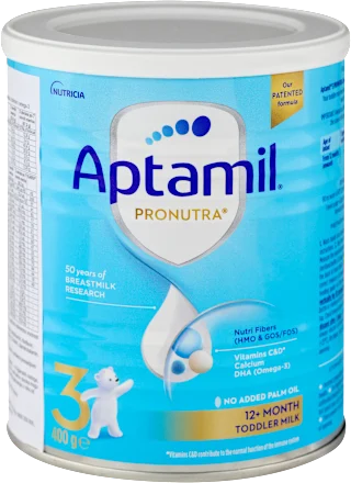 Aptamil
PRONUTRA® mleko za malu decu, od 12 meseci starosti, 400 g
Dodatak ishrani, Prelazno mleko