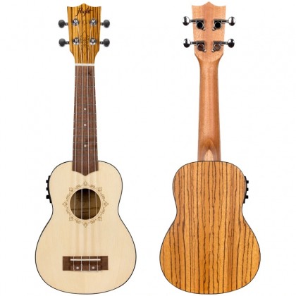 Music box
Flight DUS-320 CEQ SP/ZEB Soprano Ukulele