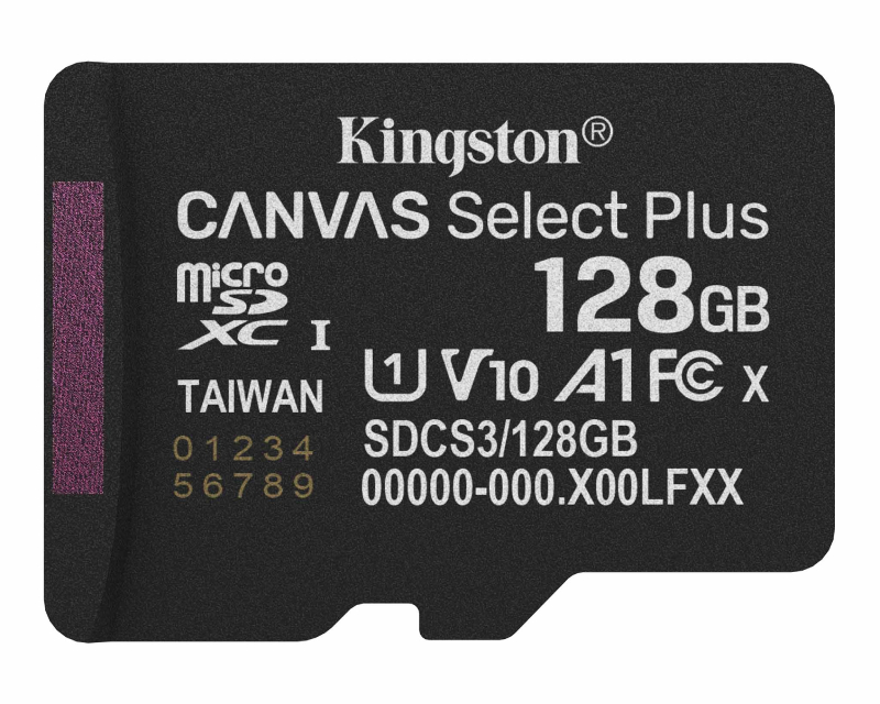 KINGSTON Memorijska kartica U1 V10 SDXC 128GB Canvas Select Plus G3 150R A1 SDCS3/128GBSP