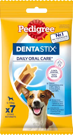 Pedigree
DENTA STIX mali štapići za žvakanje - za sve pasmine, 110 g
Dodaci prehrani životinja