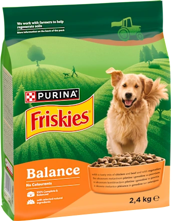 PURINA Friskies
Granule za pse Balance, 2.400 g
Kompletna hrana za životinje