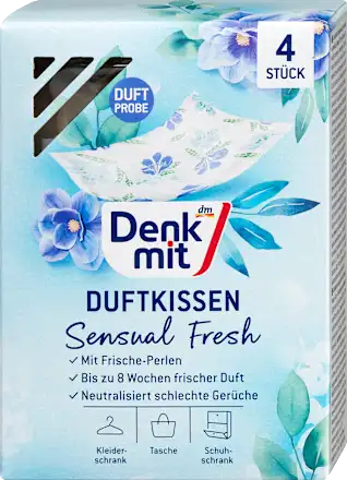 Denkmit
Sensual Fresh Mirišljavi jastučići za orman, 4 kom