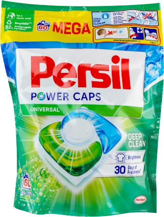 Persil
POWER CAPS UNIVERSAL DEEP CLEAN - kapsule za veš, 60 kom