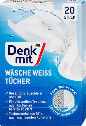 Denkmit
Maramice za beli veš, 20 kom