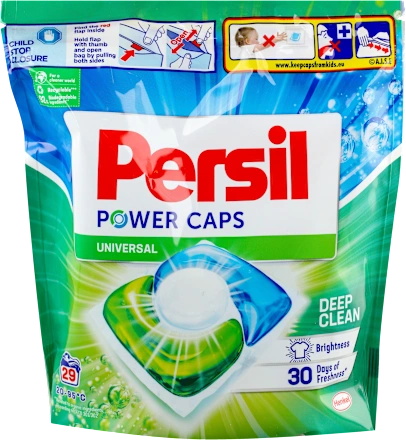 Persil
POWER CAPS UNIVERSAL Kapsule za pranje veša, 29 kom