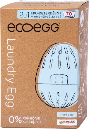 ecoegg
2u1 - eko detergent i omekšivač za veš, 70 pranja, 1 kom