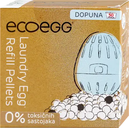 ecoegg
Dopuna za detergent i omekšivač za veš, 50 pranja, 1 kom