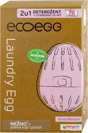 ecoegg
2u1 - eko detergent i omekšivač za veš, 70 pranja, 1 kom