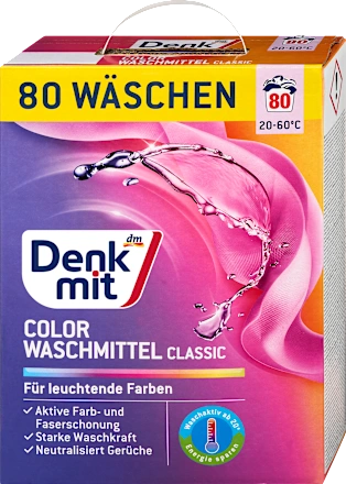 Denkmit
CLASSIC COLOR detergent za pranje veša u boji, 5,2 kg