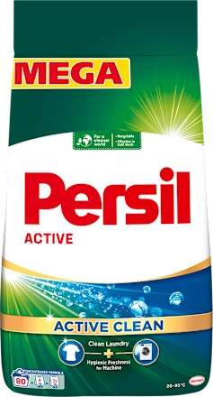 Persil
ACTIVE CLEAN praškasti detergent za veš, 6 kg
