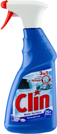 Clin
3IN1 Multi-Surface sredstvo za čišćenje sa pumpicom, 500 ml