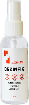 Dezinfik
Alkohol 75% , sprej, 50 ml
Biocid