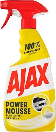AJAX
POWER MOUSSE univerzalno sredstvo za čišćenje, 500 ml