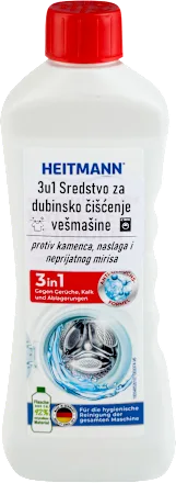 HEITMANN
3in1 Sredstvo za dubinsko čišćenje vešmašine, 250 ml