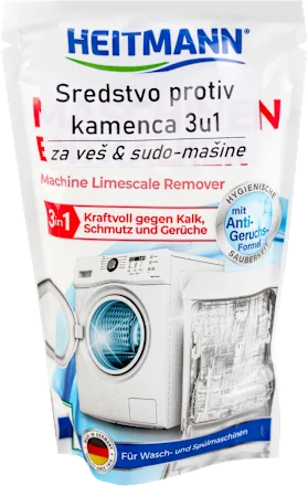 HEITMANN
3in1 sredstvo za uklanjanje kamenca za veš i sudo-mašine, 175 g