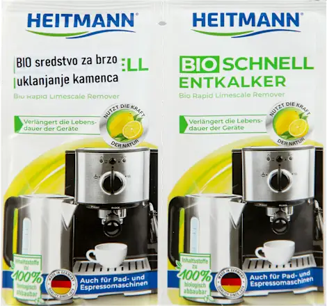 HEITMANN
BIO sredstvo za brzo uklanjanje kamenca, 2x25g, 50 g