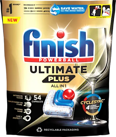 Finish
ULTIMATE PLUS ALL IN tablete za mašinsko pranje posuđa, 54 kom