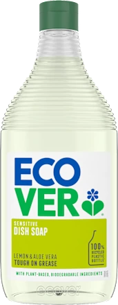 ECOVER
Limun i Aloe Vera - detergent za ručno pranje posuđa, 450 ml