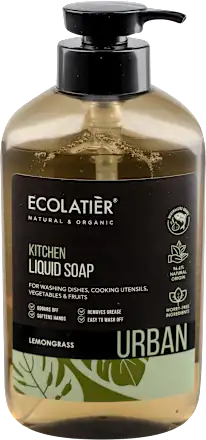ECOLATIER
LEMONGRASS Kuhinjski tečni sapun, 600 ml