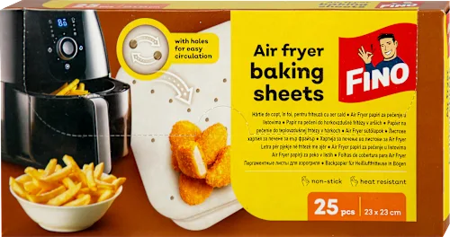 FINO
Air fryer papir za pečenje, 25 kom