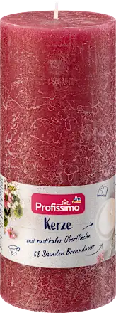 Profissimo
Rustična sveća u bordo boji, 1 kom