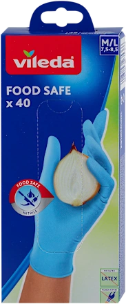 vileda
FOOD SAFE - jednokratne rukavice za hranu, veličina M/L, 40 kom