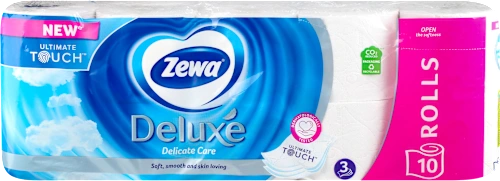 Zewa
Deluxe Delicate Care toaletni papir - 3-slojni, 10 kom