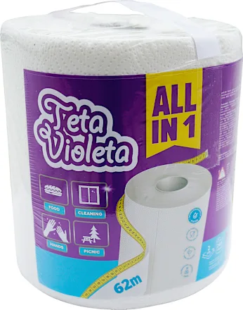 Teta Violeta
ALL IN 1 papirni ubrus, dvoslojni, 1 kom