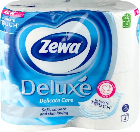 Zewa
Deluxe Delicate Care toaletni papir, 4 kom