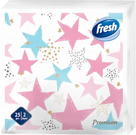 fresh
Premium dvoslojne salvete, 25 kom