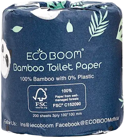 ECO BOOM
Bamboo toaletni papir, 1 kom