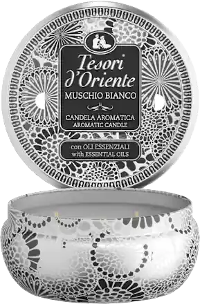 Tesori d'Oriente
Aromatična sveća - Beli mošus, 200 g