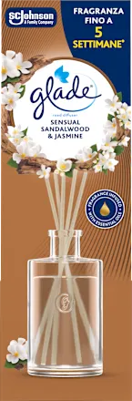 glade
Osveživač prostora sa štapićima - sandalovina i jasmin, 50 ml