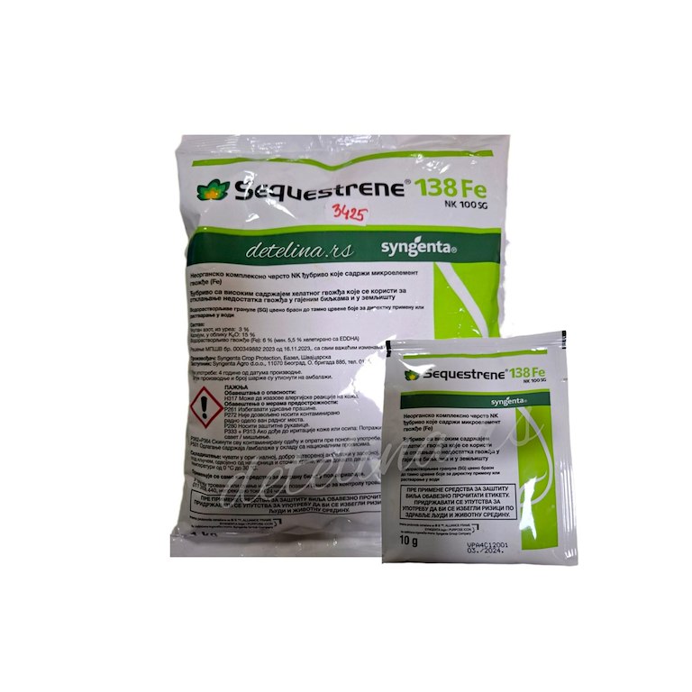 SEQUESTRENE® 138 Fe NK 100 SG đubrivo sa visokim sadržajem helatnog gvožđa