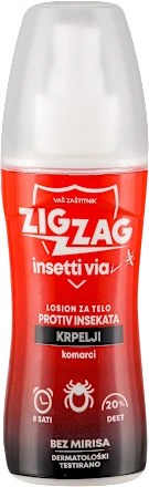Zig Zag
LOSION ZA TELO PROTIV INSEKATA, 100 ml
Biocid