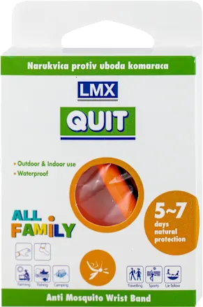 LMX
Narukvica protiv uboda komaraca - narandžasta, 1 kom